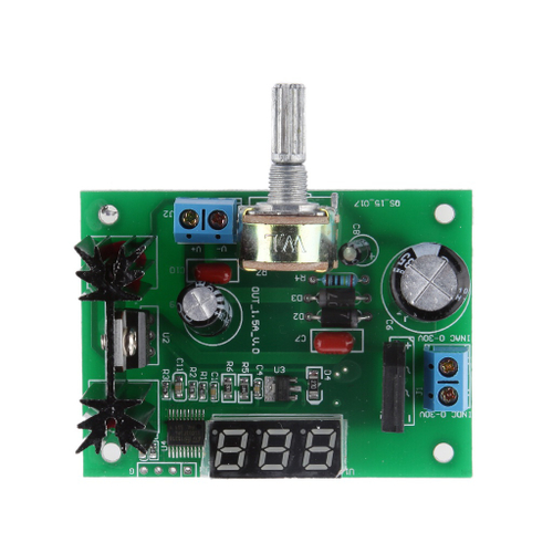 Lm317 Regulador De Tensão Ajustável Step Down Display Led Do Módulo De