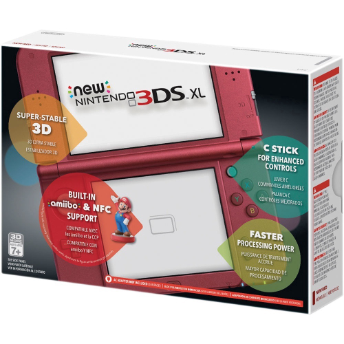 Console Nintendo New 3DS xl Vermelho no Shoptime