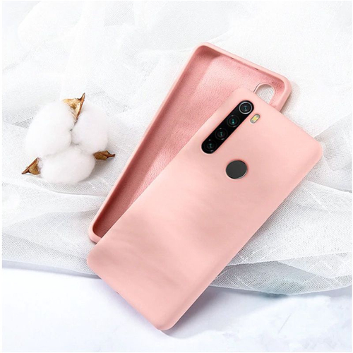Capa Rosa Xiaomi Redmi Note 8t Silicone Macio Forro Interno No Shoptime