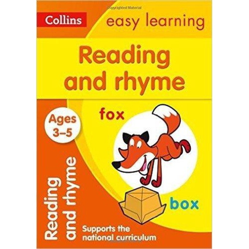 Collins Easy Learning Reading And Rhyme Ages 3 5 New Edition No 
