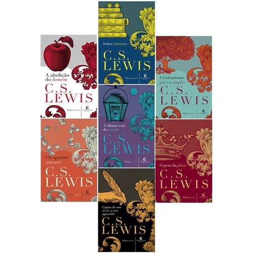 Kit 7 Livros c. s. Lewis Capa Dura Edição Luxo no Shoptime