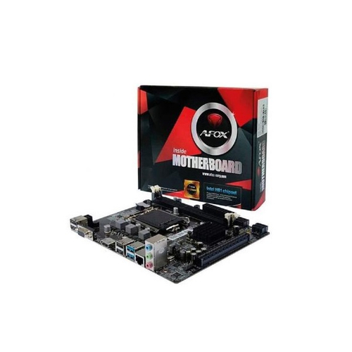 Placa Mãe Afox H61-MA2 mATX Intel lga 1155 DDR3 hdmi vga USB 2.0 no ...