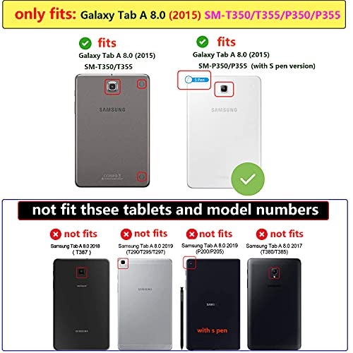 Capa Uucovers Para Samsung Galaxy Tab A 8 0 2015 Modelo Sm T350 T355