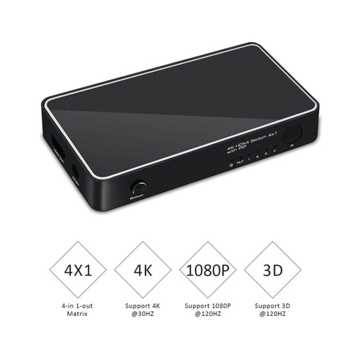 Switcher Hdmi Epollo 4x1 4 Portas High Speed Hdmi Switch Selector Switcher Hdmi Epollo 4x1 4 Portas High Speed Hdmi Switch Selector